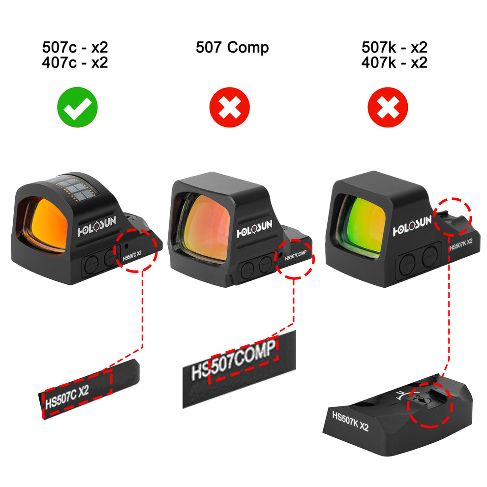 OpticGard Scope Cover for Holosun® 507C-X2/407C-X2 – OpticGard®