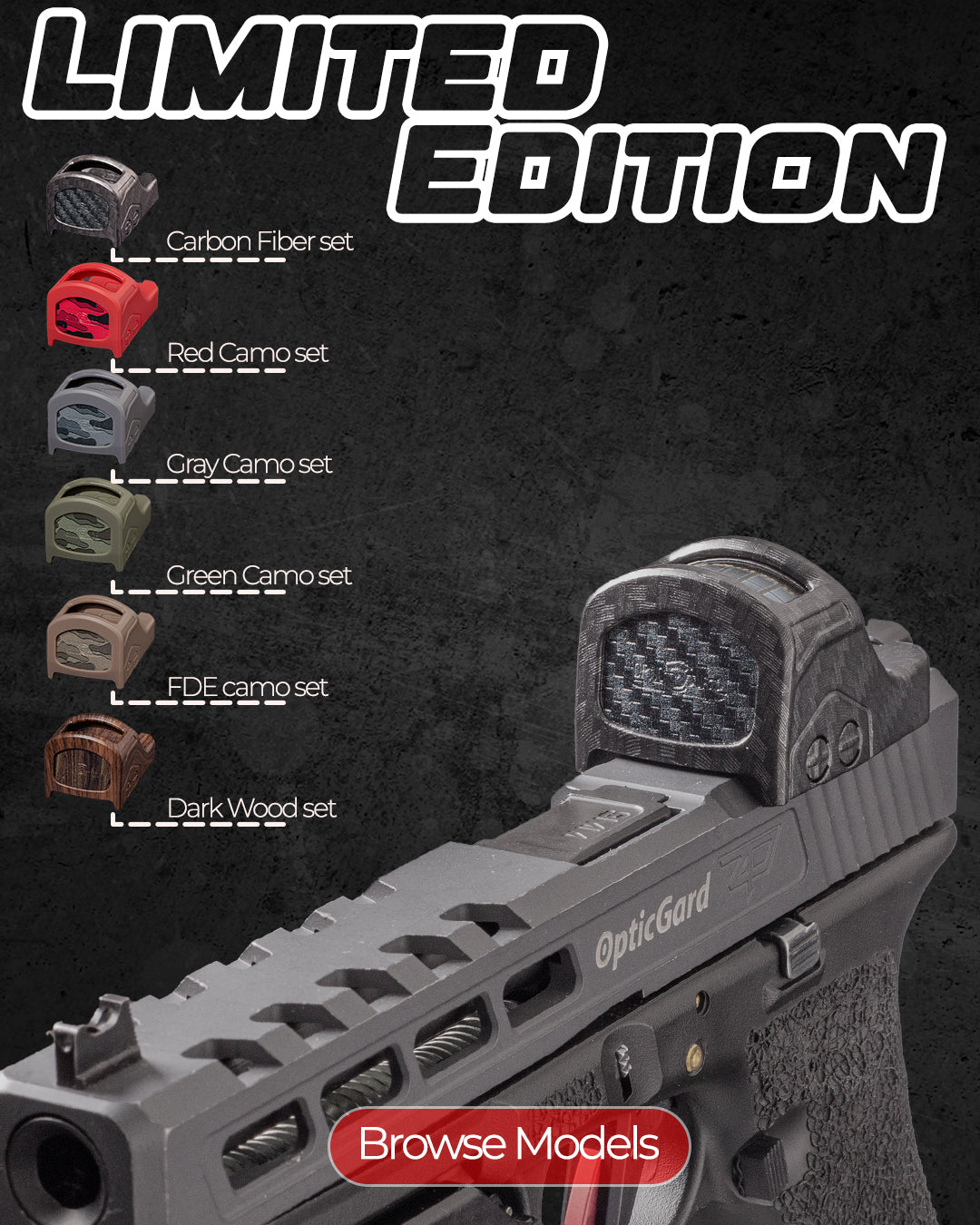 OpticGard Home page Red dot Protective Coverings – OpticGard®