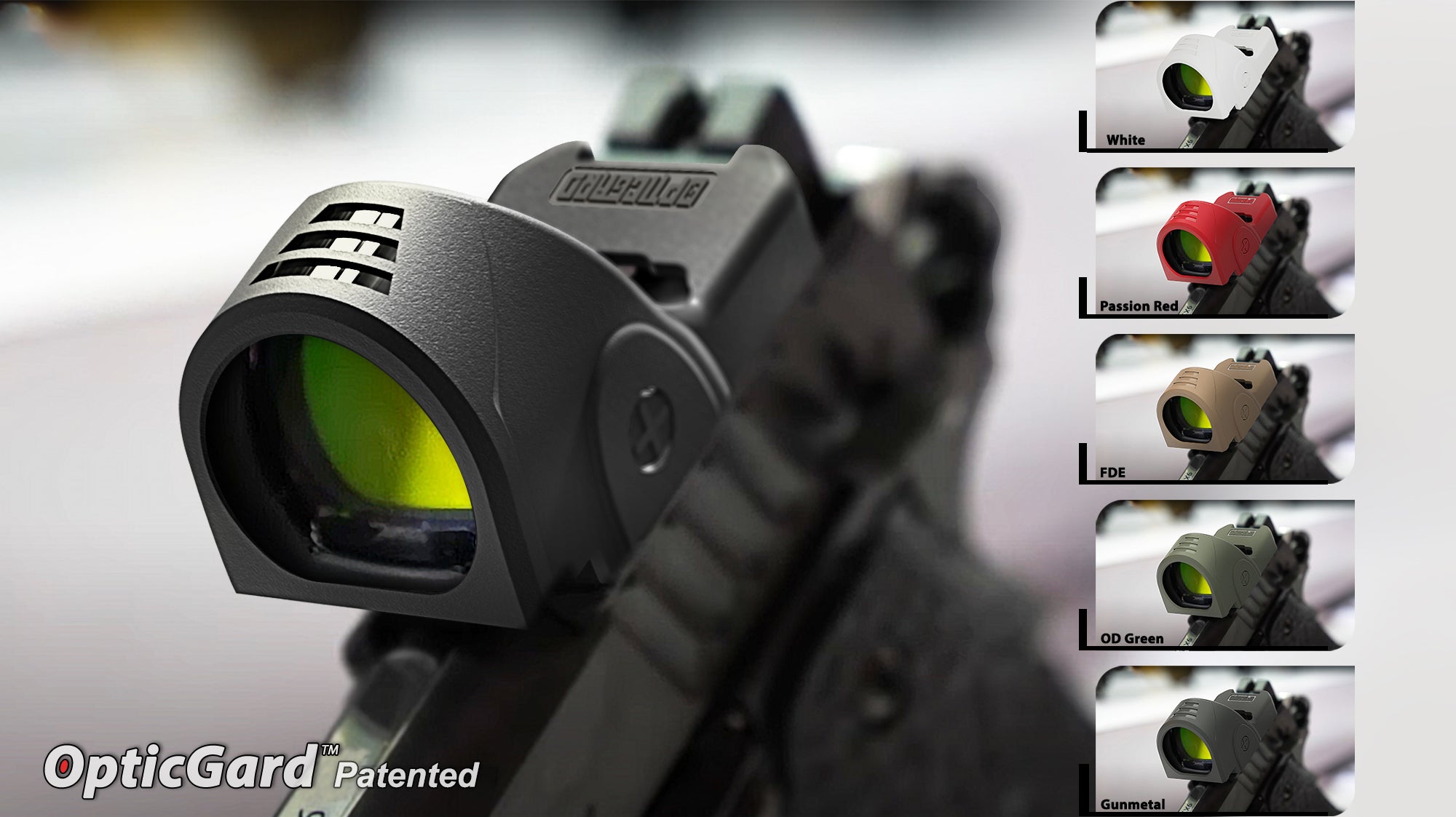 OpticGard Home page Red dot Protective Coverings – OpticGard™