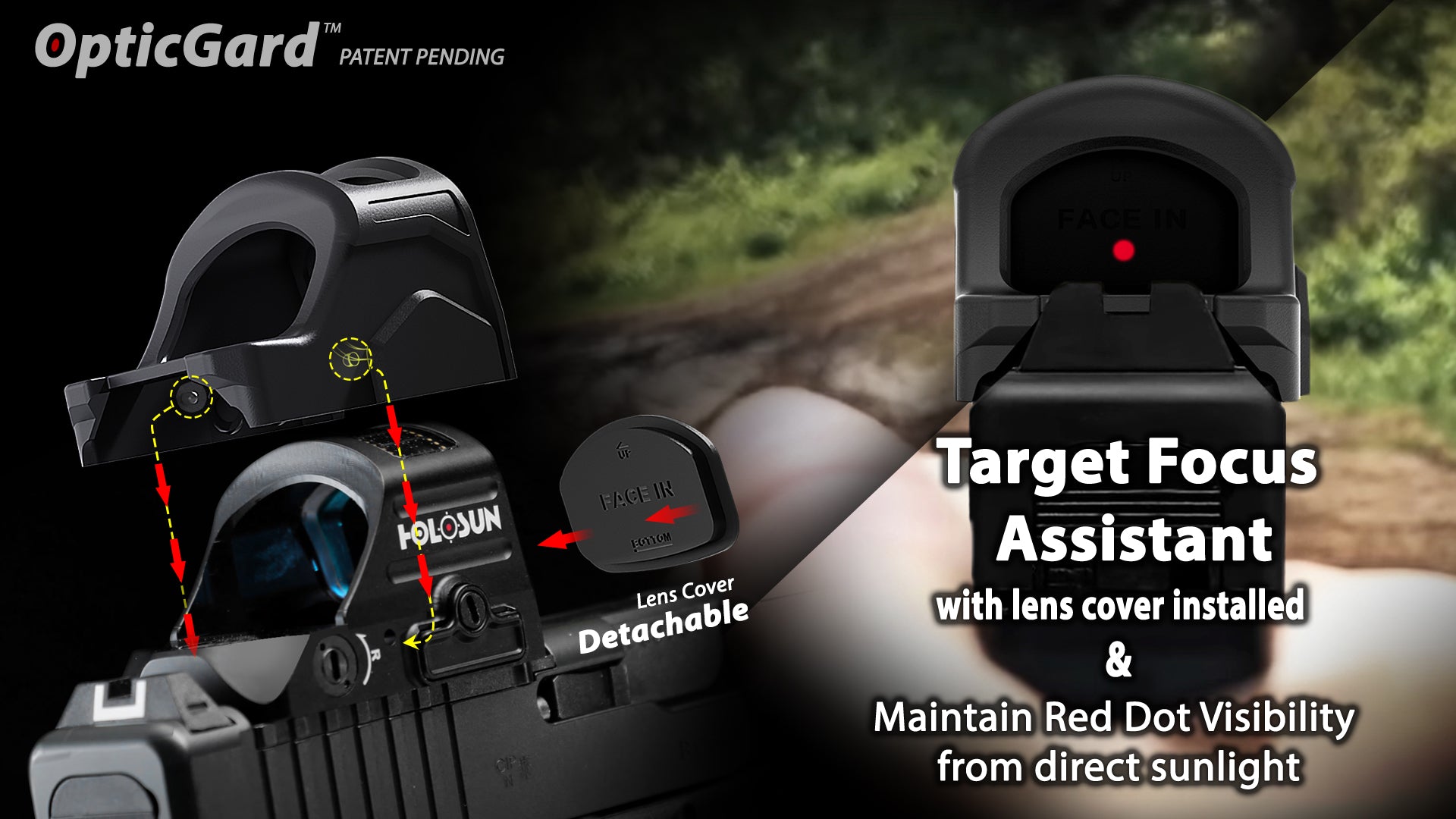 OpticGard Home page Red dot Protective Coverings – OpticGard™